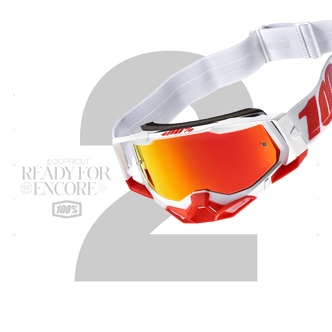 100% Generation 2 Racecraft, Accuri, Strata Goggles