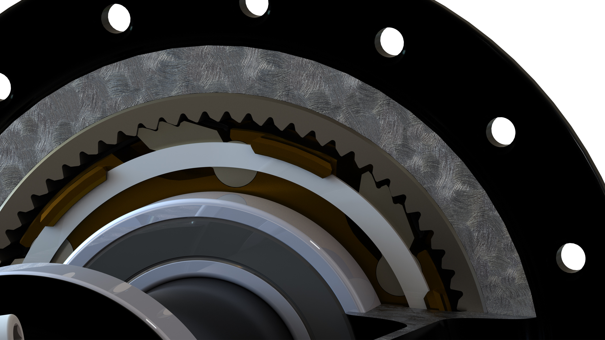 Stans-no-tubes-M-pulse-Rear-Hub-Exploded