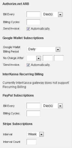 Setting Up Recurring Billing In WP Invoice Plugin Wp invoice wp 