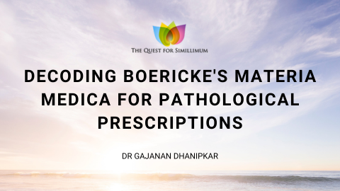 How to read in-between the lines of Boericke's Materia Medica