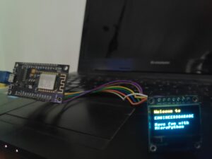 Using the MicroPython SSD1306 driver to interface an OLED display with ...