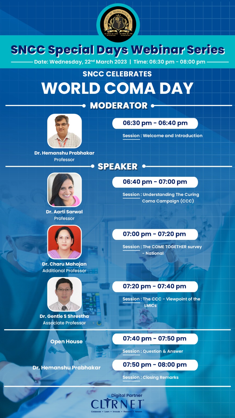 World Coma Day | SNCC eConnect | Powered by CLIRNet