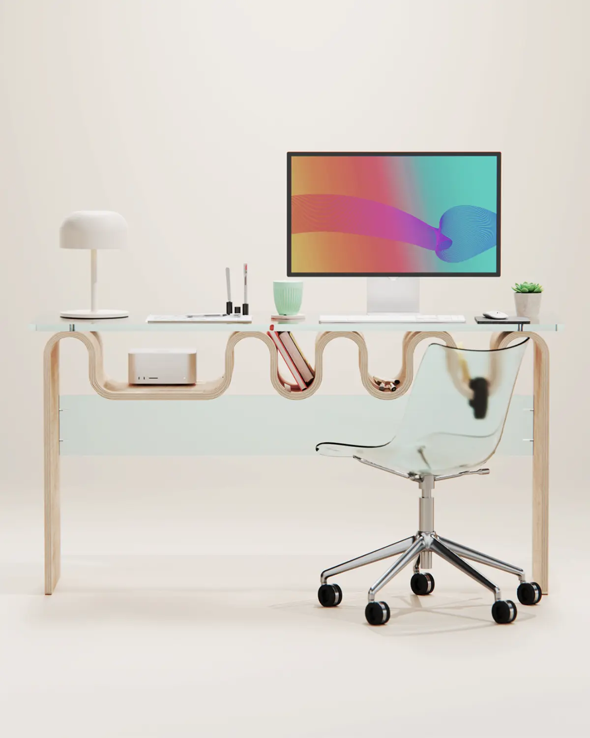 Aalto computer desk store