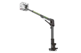 Space aerial work platform with hooking symmetrical system