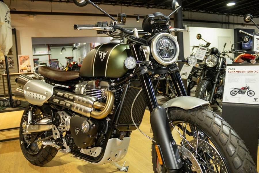 2022 Triumph Scrambler 1200 XC Matt Khaki Green Matt Jet Black for sale ...