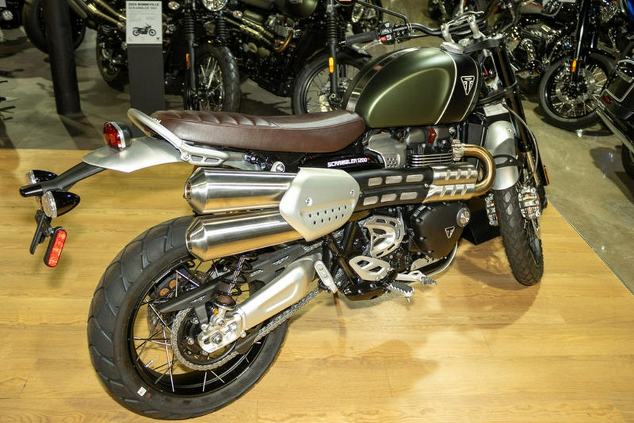 2022 Triumph Scrambler 1200 XC Matt Khaki Green Matt Jet Black for sale ...