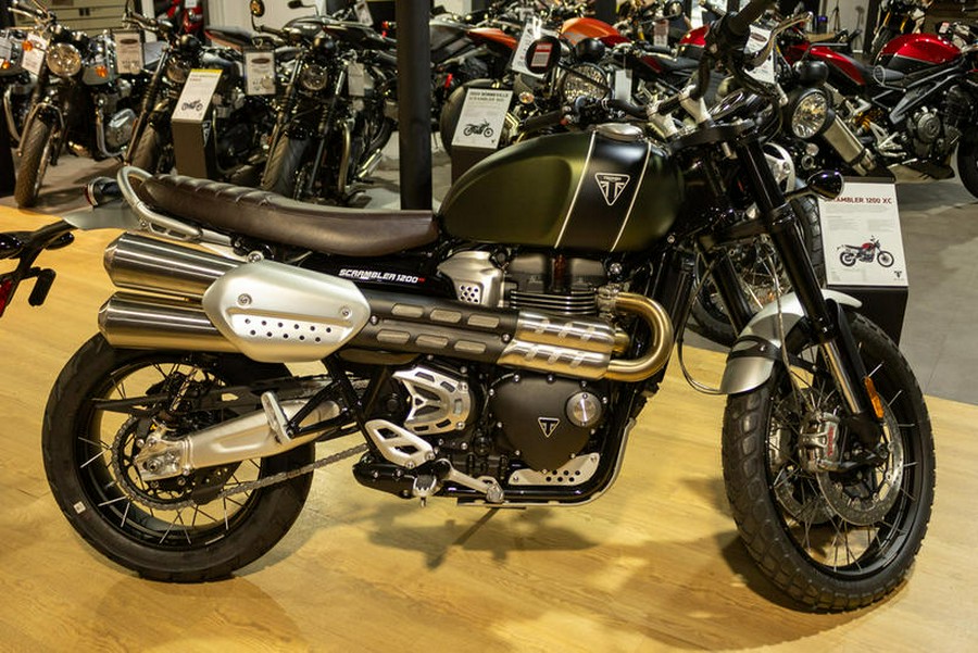 2022 Triumph Scrambler 1200 XC Matt Khaki Green Matt Jet Black for sale ...