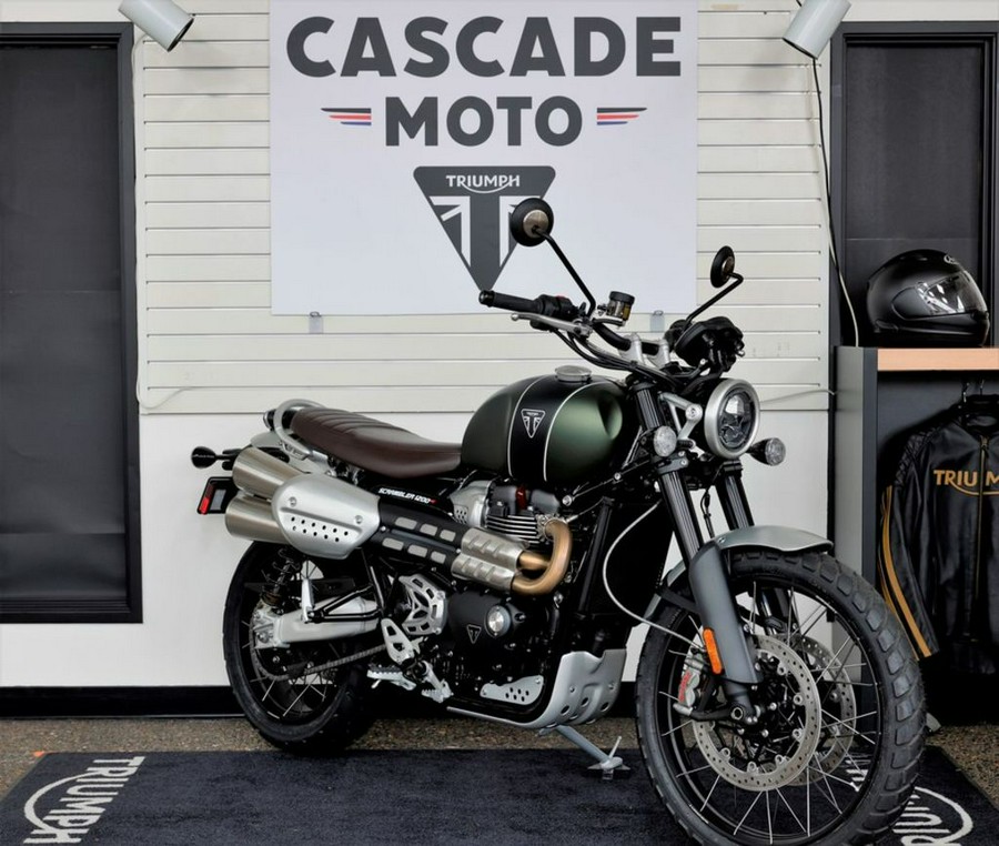 2023 Triumph Scrambler 1200 XC Matte Khaki Green Matte Jet Black for ...