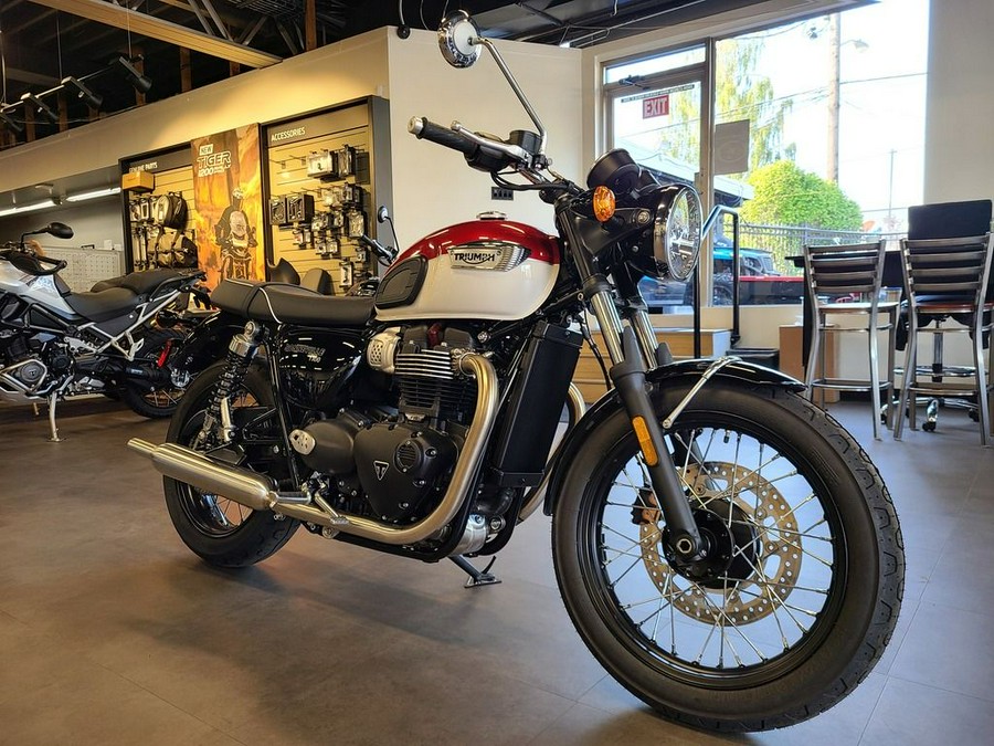 2022 Triumph Bonneville T100 Carnival Red/Fusion White for sale in ...