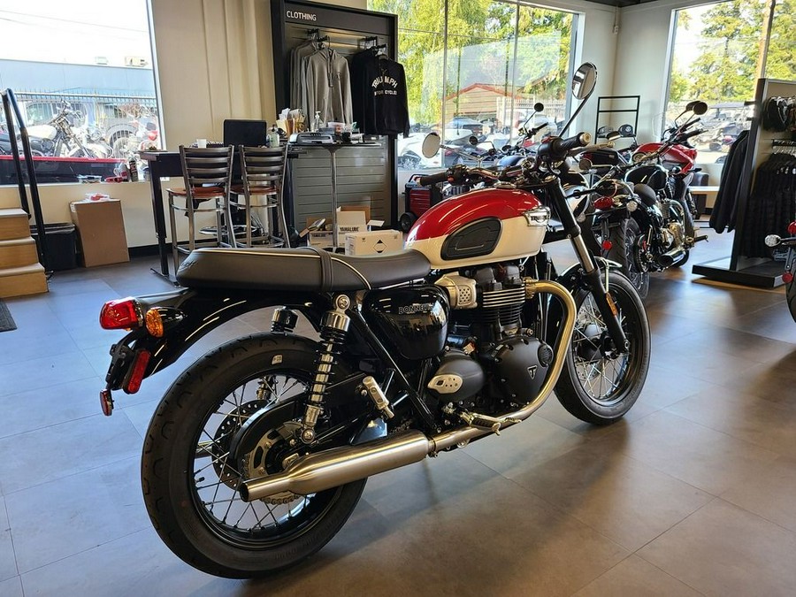 2022 Triumph Bonneville T100 Carnival Red/Fusion White for sale in ...