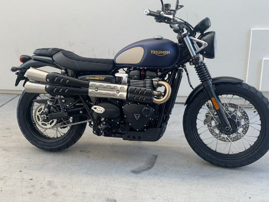 2022 Triumph Street Scrambler Gold Line Matte Pacific Blue for sale in ...