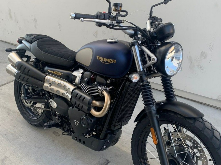 2022 Triumph Street Scrambler Gold Line Matte Pacific Blue for sale in ...