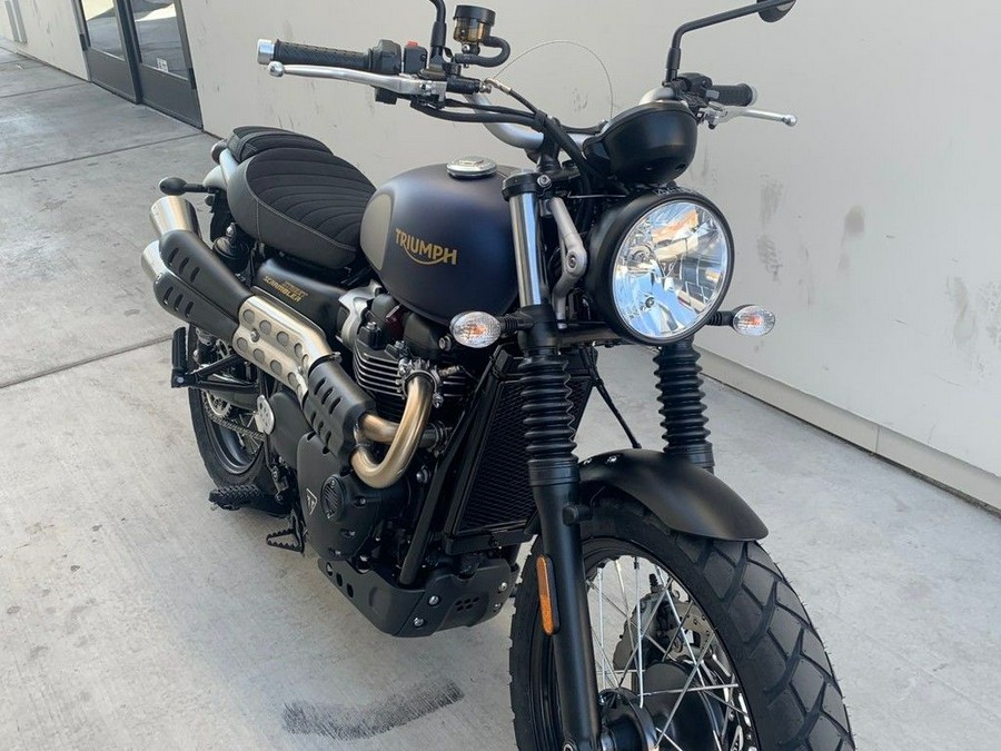 2022 Triumph Street Scrambler Gold Line Matte Pacific Blue for sale in ...