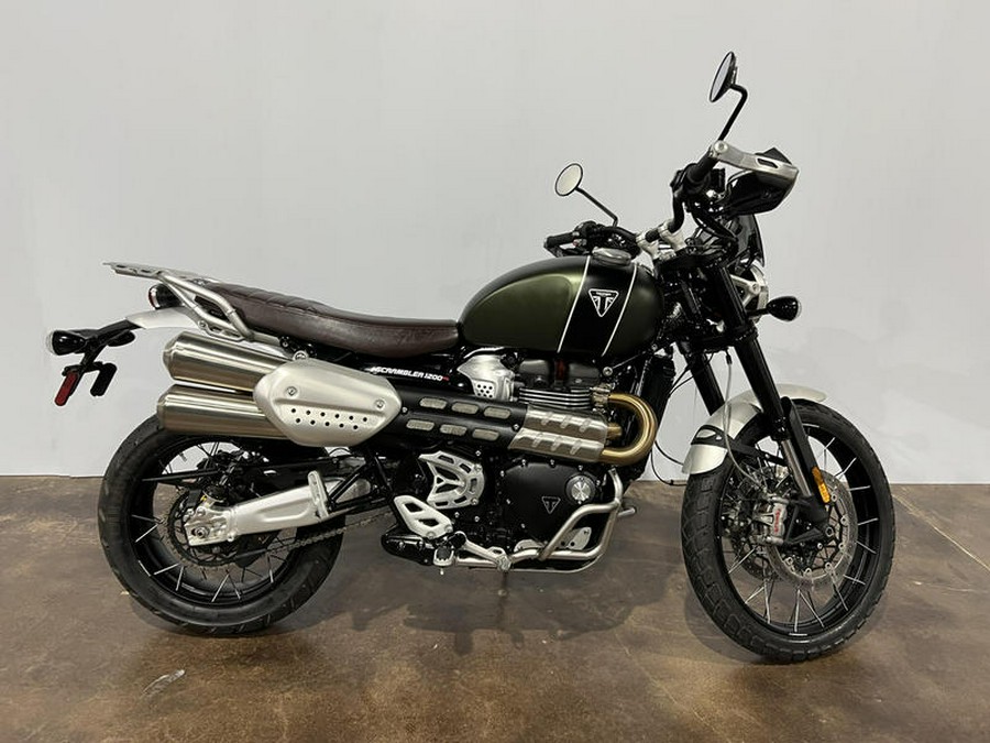 2023 Triumph Scrambler 1200 XC Matte Khaki Green Matte Jet Black for ...