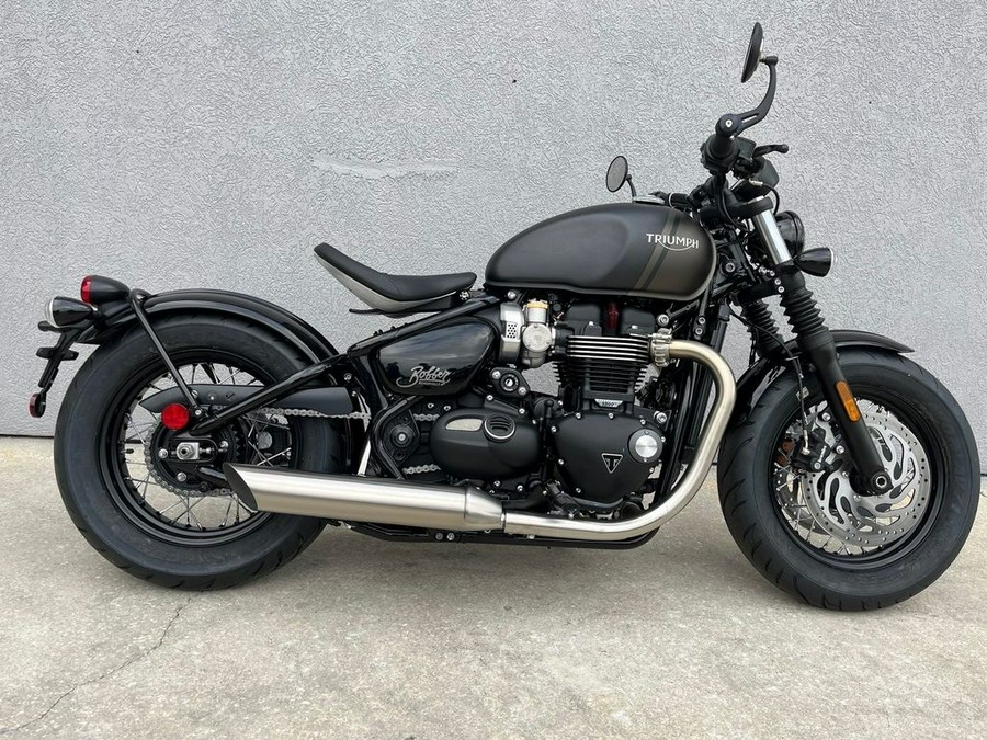 2023 Triumph Bonneville Bobber Matte Storm Grey/Matte Ironstone for ...