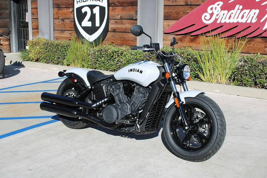 2024 Indian Motorcycle® Scout® Bobber Sixty ABS Ghost White Metallic ...