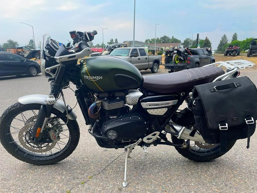 2019 Triumph Scrambler 1200 XC - Showcase Matte Khaki Green/Brooklands ...