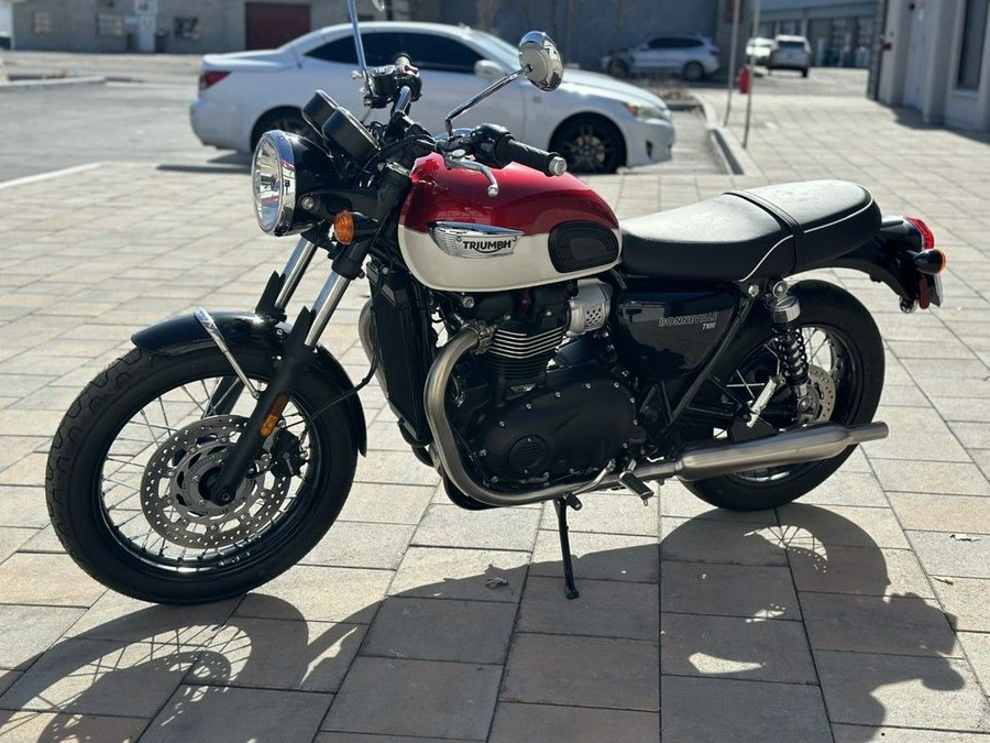 2023 Triumph Bonneville T100 Carnival Red Fusion White for sale in Reno, NV