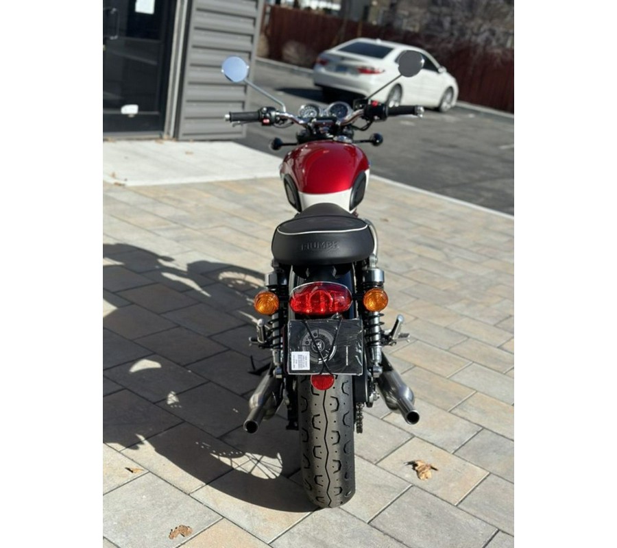 2023 Triumph Bonneville T100 Carnival Red Fusion White for sale in Reno, NV