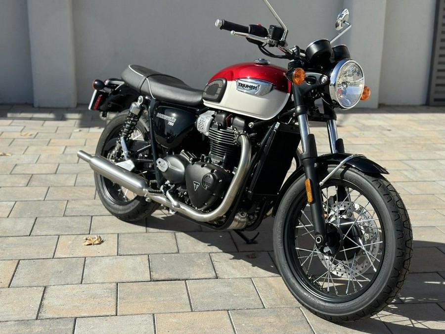 2023 Triumph Bonneville T100 Carnival Red Fusion White for sale in Reno, NV