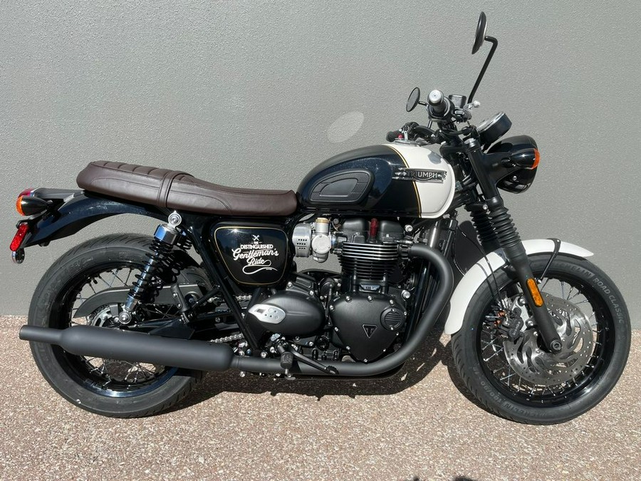2024 Triumph Bonneville T120 DGR Limited Edition Crystal White/Phantom ...