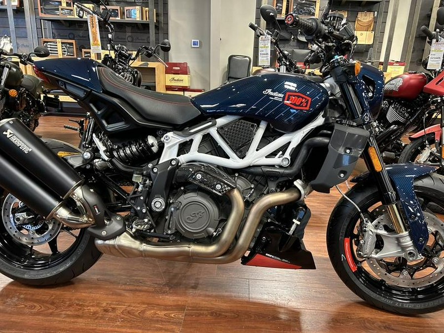 2024 Indian Motorcycle® FTR x 100% R Carbon Blue Candy Carbon for sale ...
