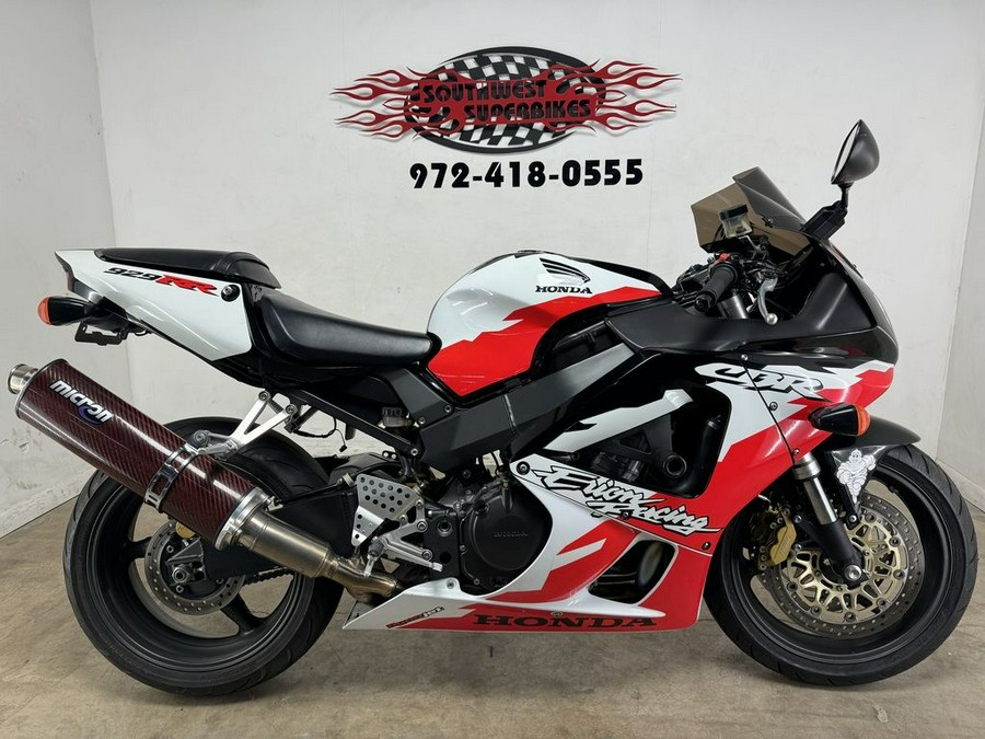 2001 HONDA CBR929RR ERION RACING for sale in Dallas, TX