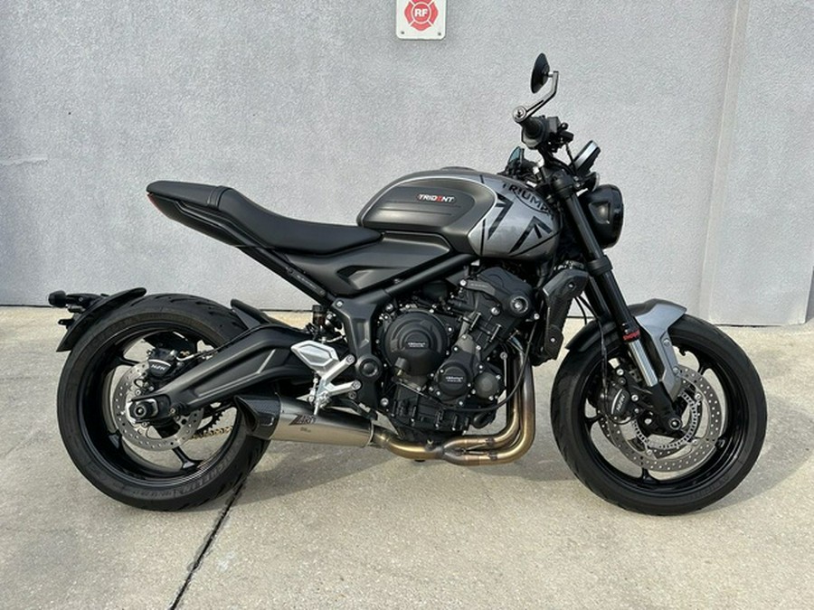2022 Triumph Trident 660 Silver Ice Diablo Red 660 Sapphire Black for ...