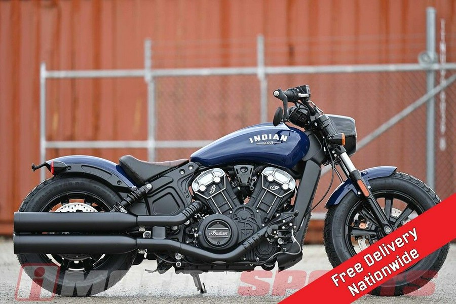 2023 Indian Motorcycle® Scout® Bobber ABS Springfield Blue Metallic for ...