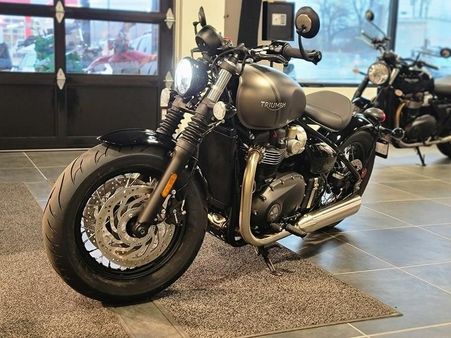 2023 Triumph Bonneville Bobber Matte Storm Grey/Matte Ironstone for ...