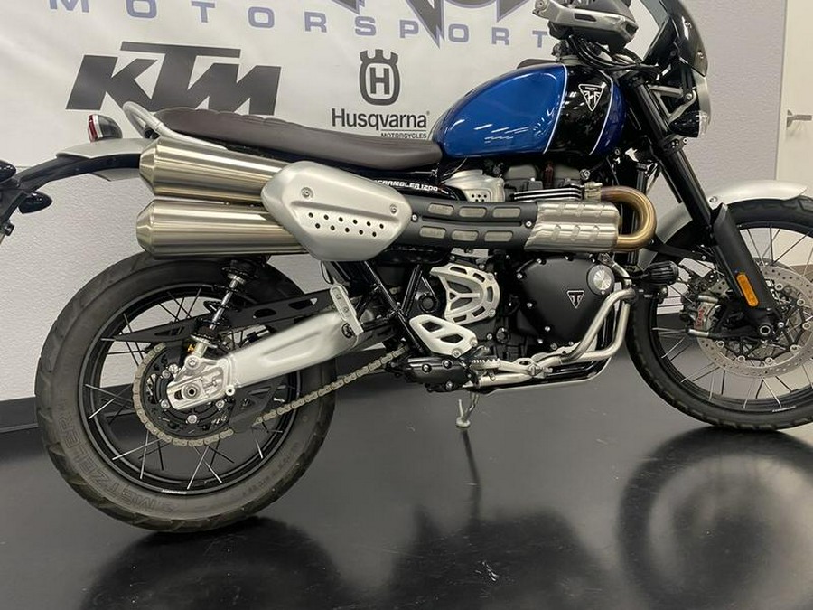 2022 Triumph Scrambler 1200 XC Cobalt Blue and Jet Black for sale in ...