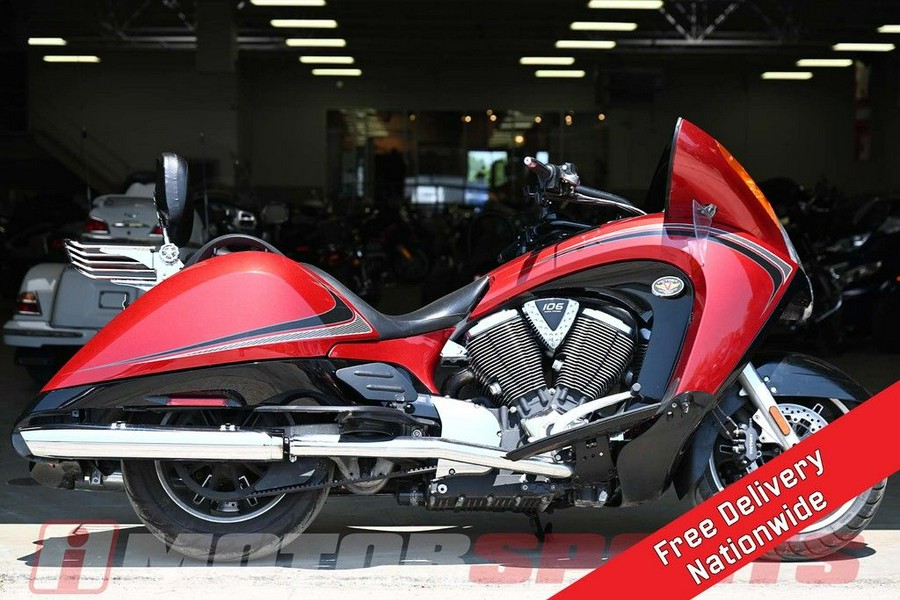 2013 Victory Motorcycles® Vision® Tour Sunset Red & Black W/ Black ...