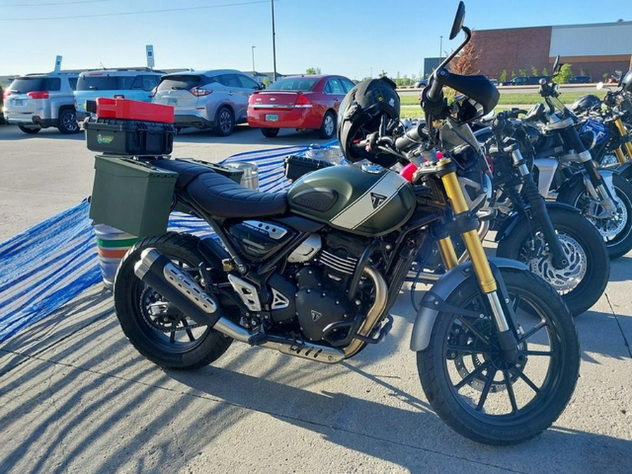 2024 Triumph Scrambler 400 X Matte Khaki Green / Fusion White for sale ...