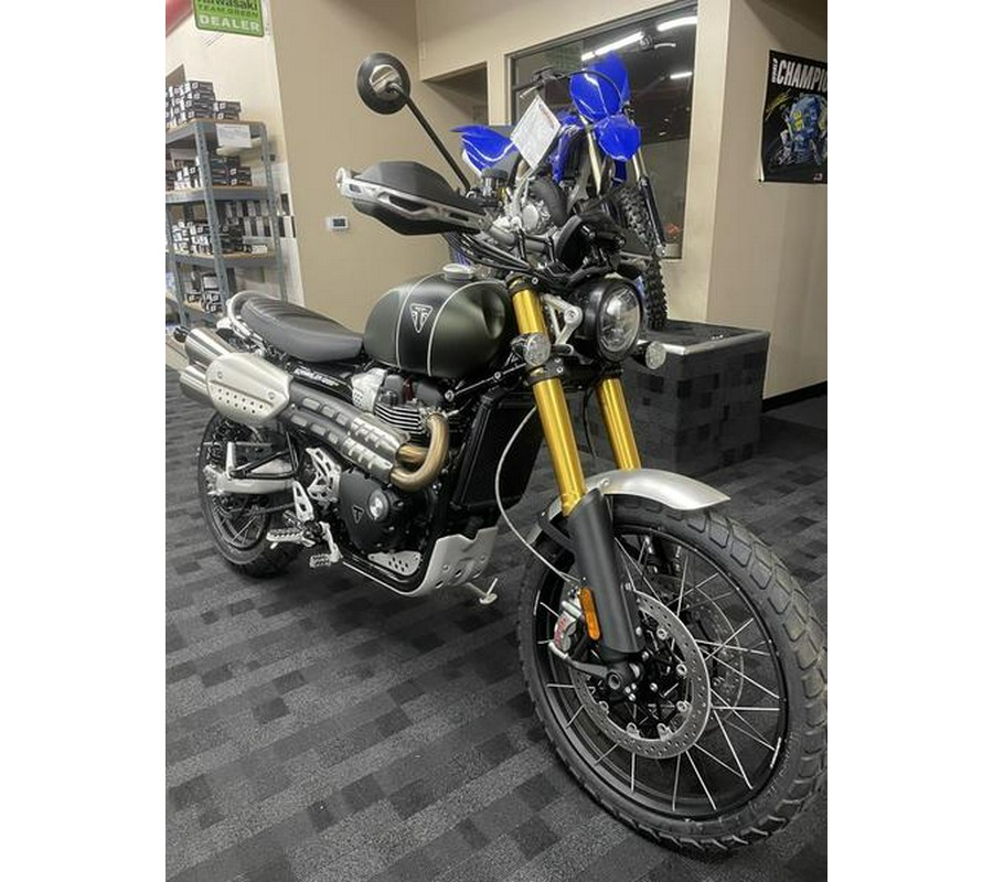 2023 Triumph Scrambler 1200 XE Matte Khaki Green Matte Jet Black for ...