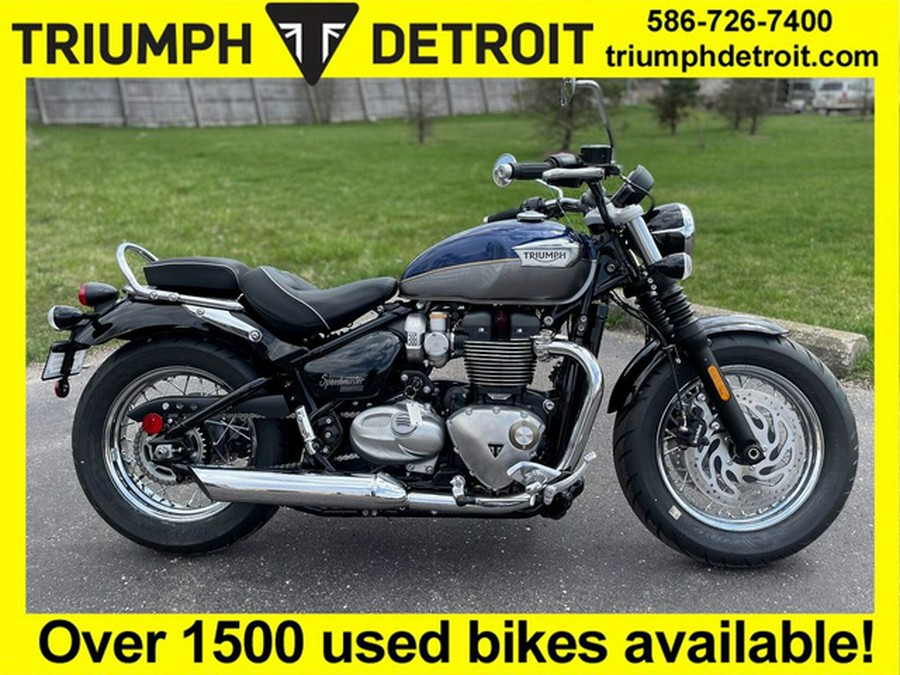 2024 Triumph Bonneville Speedmaster Pacific Blue/Silver Ice for sale in ...