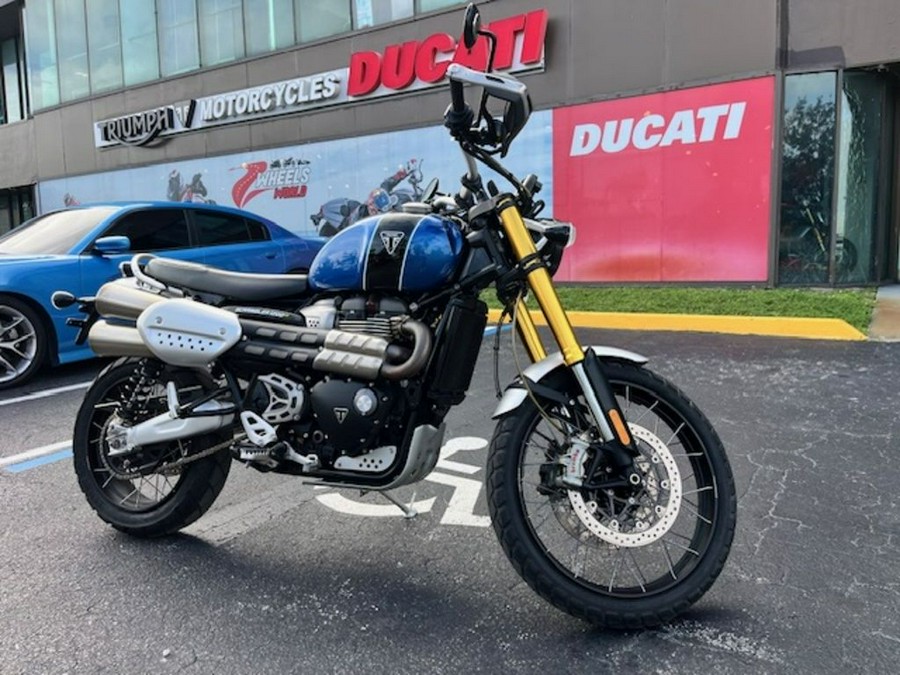 2019 Triumph Scrambler 1200 XE Cobalt Blue for sale in Pompano Beach, FL