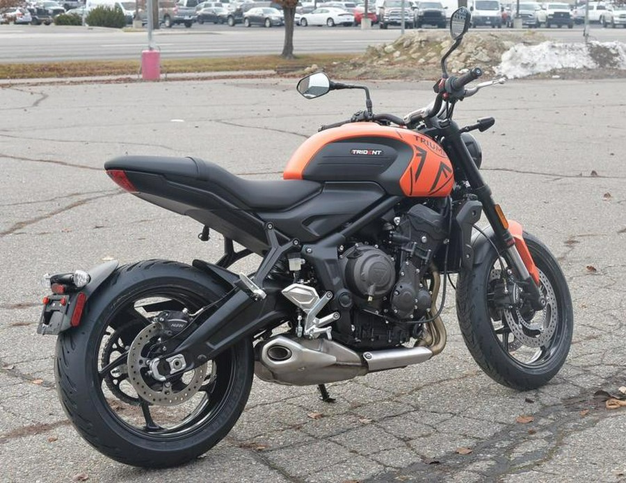 2023 Triumph Trident 660 Matte Baja Orange / Matte Storm Grey for sale ...