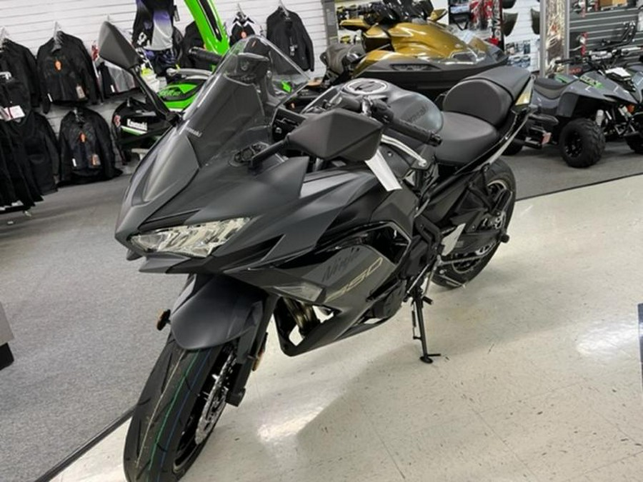 2024 Kawasaki Ninja® 650 ABS Metallic Matte Dark Gray/Metallic Spark ...