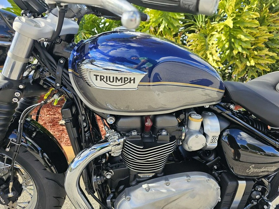 2024 Triumph Bonneville Speedmaster Pacific Blue/Silver Ice for sale in ...