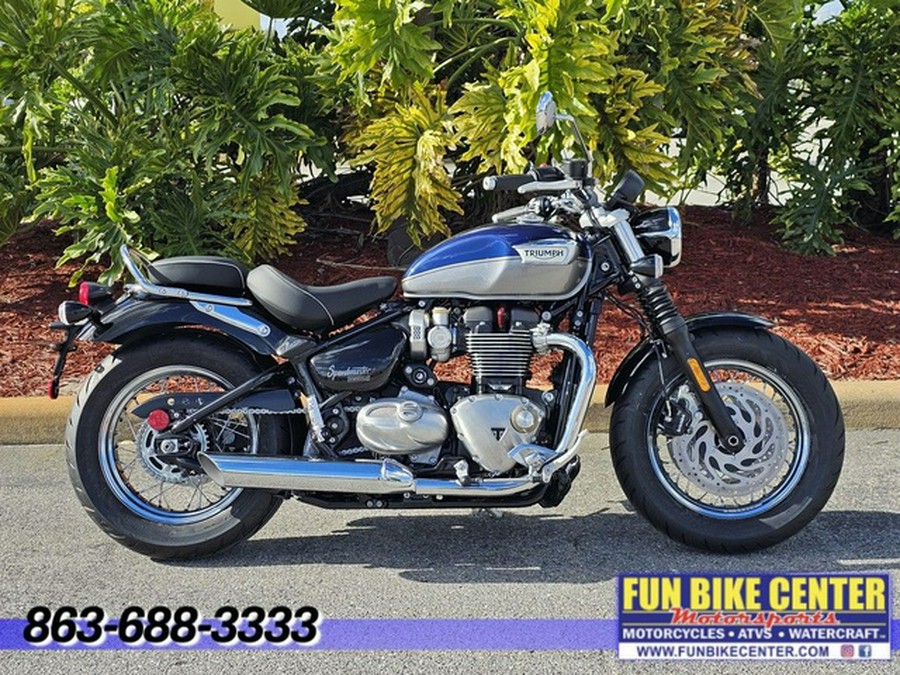 2024 Triumph Bonneville Speedmaster Pacific Blue/Silver Ice for sale in ...