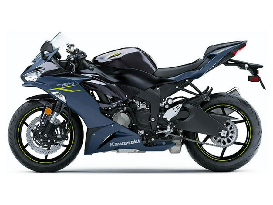 2023 Kawasaki Ninja® ZX™-6R Metallic Matte Twilight Blue/Metallic ...