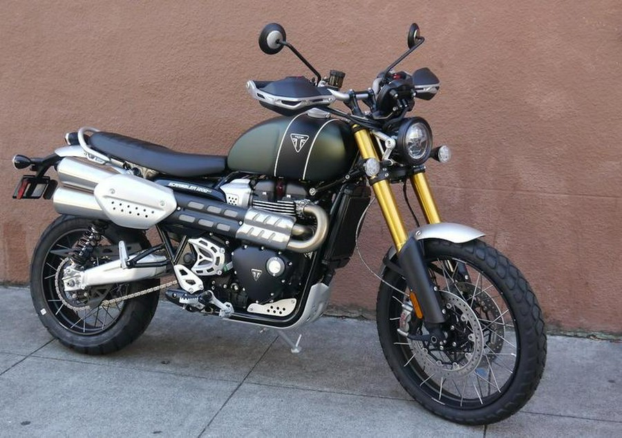2023 Triumph Scrambler 1200 XE Matte Khaki Green Matte Jet Black for ...