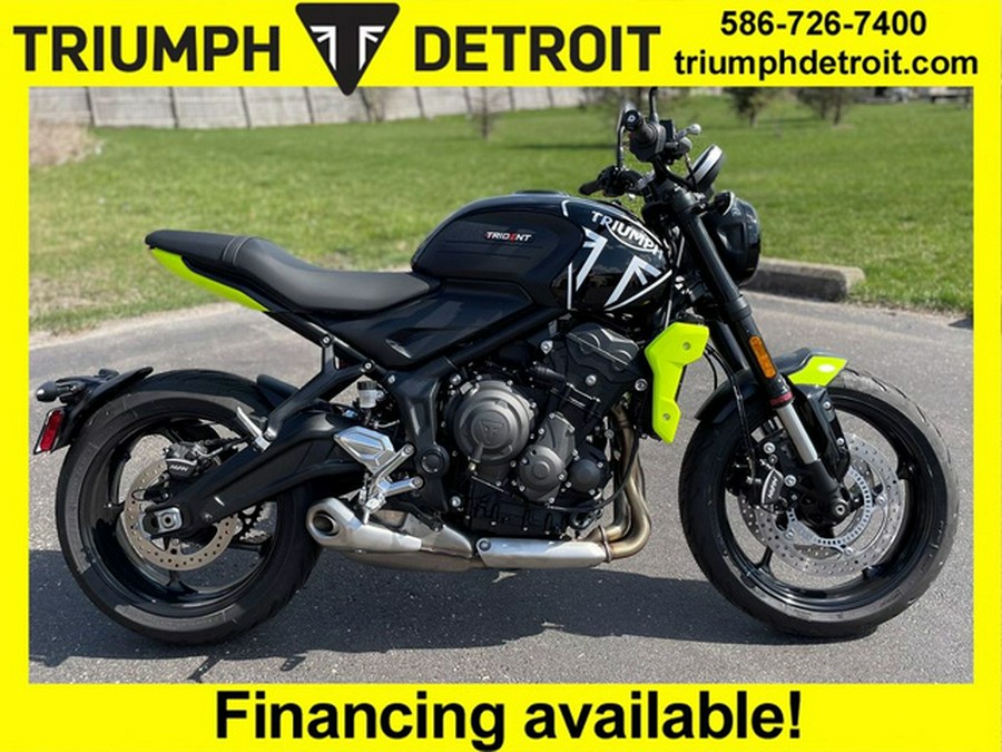 2024 Triumph Trident 660 Jet Black/Triumph Racing Yellow for sale in ...