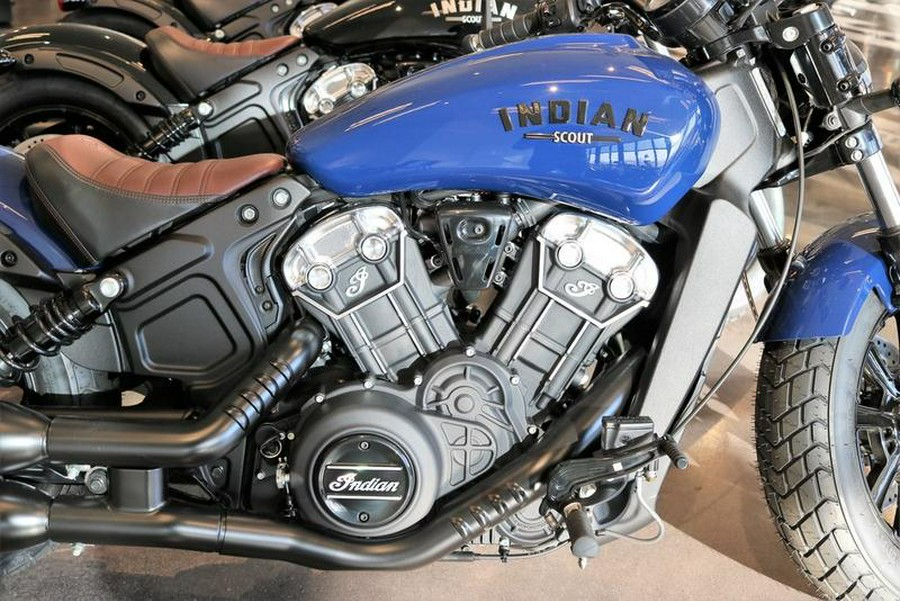 2023 Indian Motorcycle® Scout® Bobber ABS Springfield Blue Metallic for ...