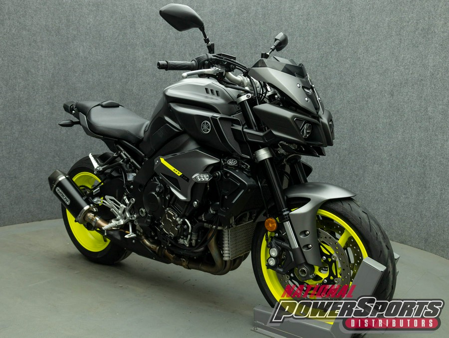 2018 YAMAHA MT10 W/ABS for sale in Pembroke, NH