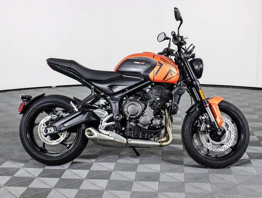 2023 Triumph Trident 660 Matte Baja Orange / Matte Storm Grey for sale ...