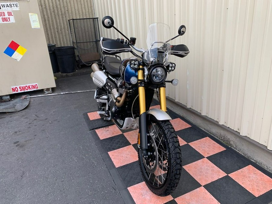 2022 Triumph Scrambler 1200 XE Cobalt Blue Jet Black for sale in Walnut ...