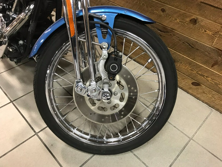 2005 Springer Softail Two-Tone Chopper Blue and Brilliant Silver FXSTS ...