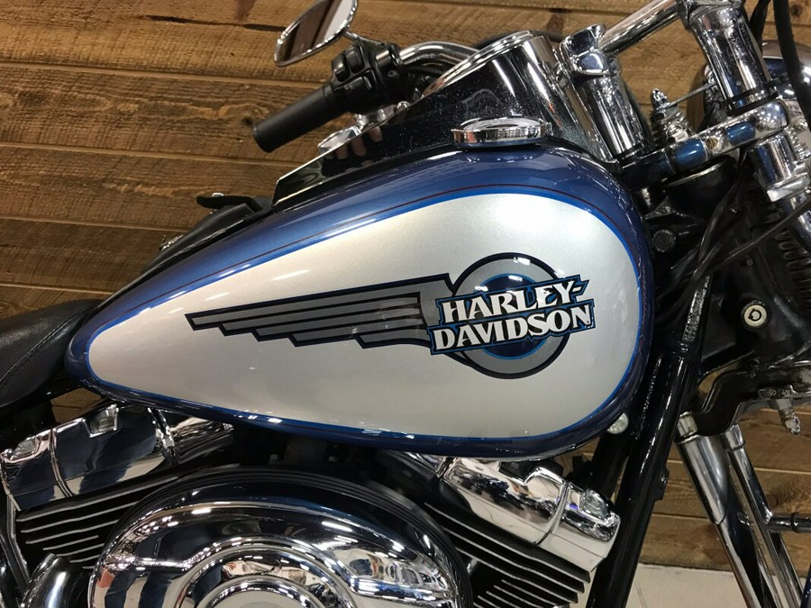2005 Springer Softail Two-Tone Chopper Blue and Brilliant Silver FXSTS ...