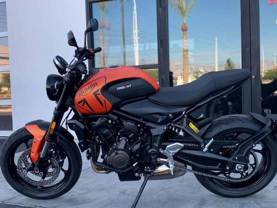 2023 Triumph Trident 660 Matte Baja Orange / Matte Storm Grey for sale ...